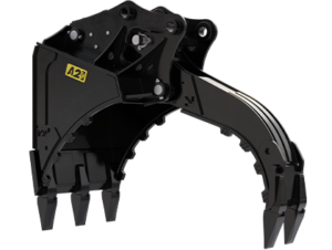 Multi Grab Bucket - 4.5t-5.5t Attachment for Excavator | Orange Hire